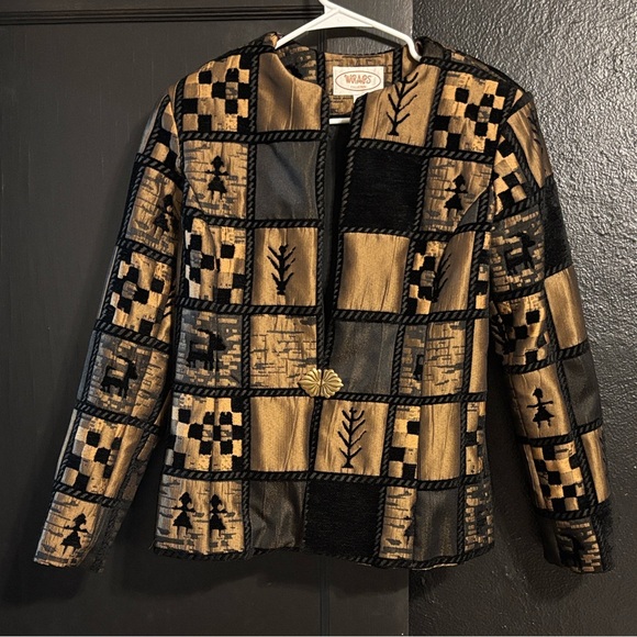 Expose | Jackets & Coats | Vintage 8s Expose Checked Chenille Jacket ...